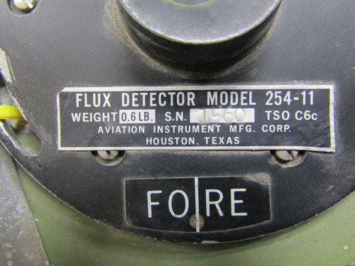 254-11 Aviation Flux Detector Comes with Green Mount