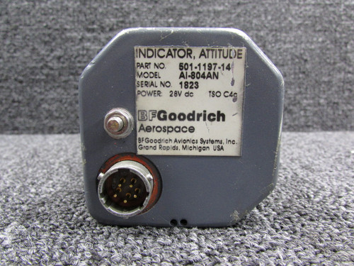 501-1197-14 BF Goodrich AI-804AN Attitude Indicator (28 Volts)