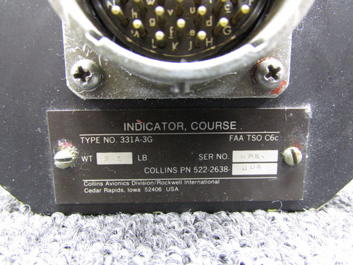 522-2638-004 Collins 331A-3G HSI Course Indicator Gauge
