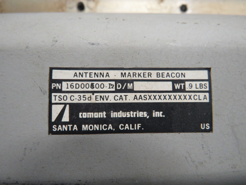 16D0000-I2 Comant Industries Marker Beacon Antenna