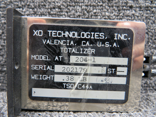 AT-204-1 XO Technologies Fuel Totalizer Indicator Gauge