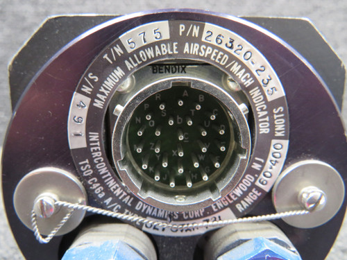 26320-235 InterContinental Maximum Allowable Airspeed and 60 to 400 KTS ...