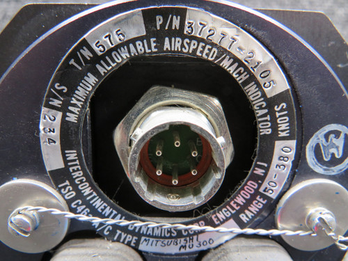37277-2105 Intercontinental Max Allowable Airspeed-Mach Indicator with ...