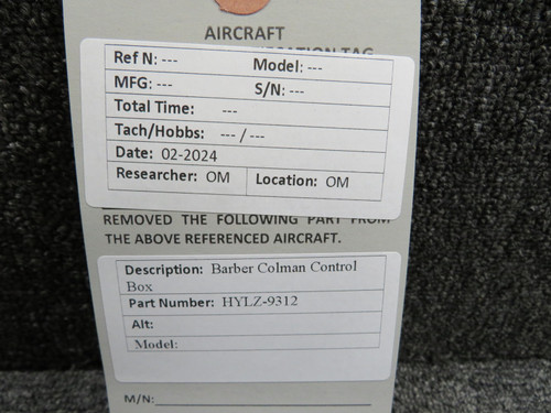 HYLZ-9312 Barber Colman Control Box For Sale