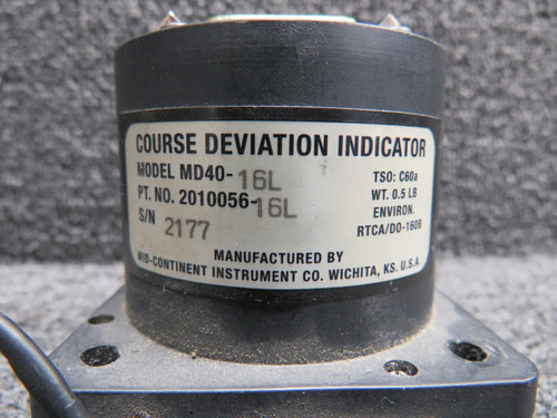 2010056-16L Mid-Continent Instruments MD40-16L Course Deviation ...