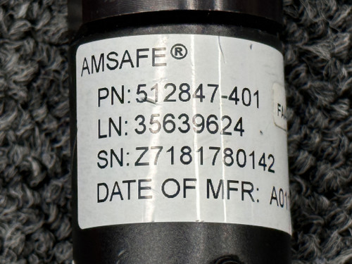 512847-401 Amsafe Inflator Assembly | BAS Airplane Parts