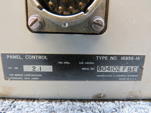 16956-1A Bendix Corporation Worn Face Control Panel