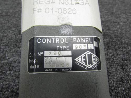 983-2 ECE Parts Control Panel Assembly
