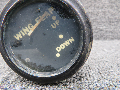 Piper Aircraft Parts 23-160 Worn Face Wing Flap Position Indicator