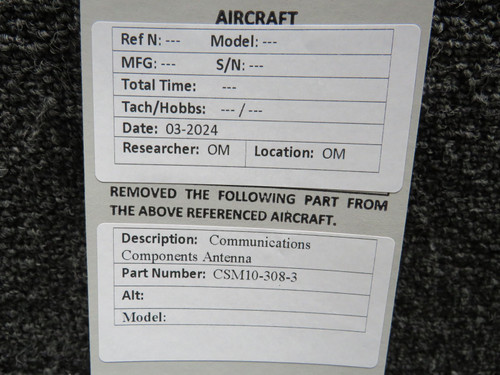 CSM10-308-3 Communications Components Antenna | BAS Parts