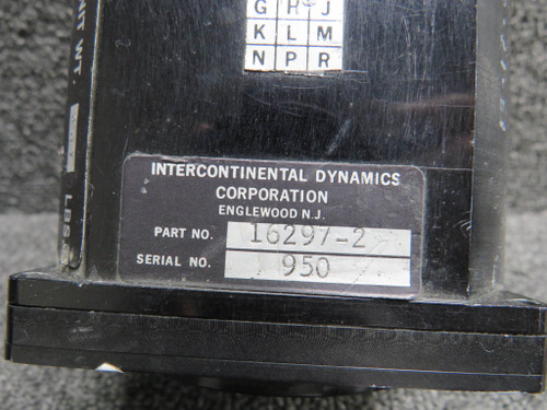 16297-2 Intercontinental Dynamics Corporation Cabin Altitude Controller