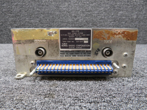 069-1014-00 King Radio KX-170 Navigation Communication Flight System