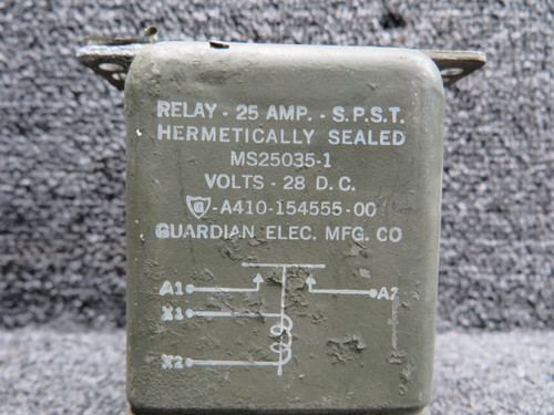 MS25035-1 Guardian Relay (28 Volts) (Corroded Mount)