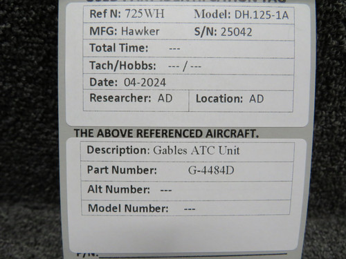 G-4484D Gables ATC Unit Assembly