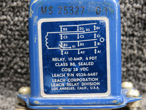 9224-4487 Leach 10 Amp Relay (Core) For Sale