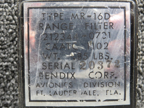 MR-16D Bendix Range Filter For Sale