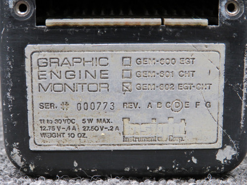 GEM-602 Insight Graphics Core Engine Monitor Has Loose Parts