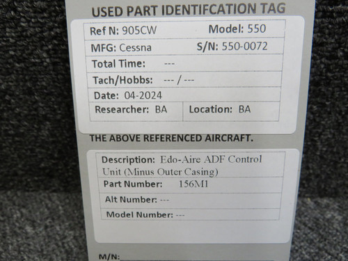 156M1 Edo-Aire ADF Control Unit (Minus Outer Casing) For Sale