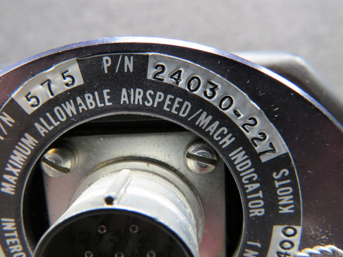 24030-227 Intercontinental Dynamics Max Allowable Airspeed Mach ...