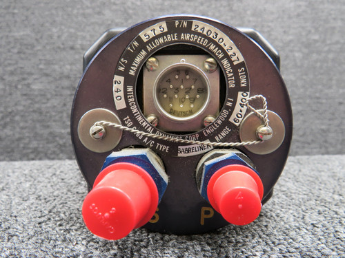 24030-227 Intercontinental Dynamics Max Allowable Airspeed Mach ...