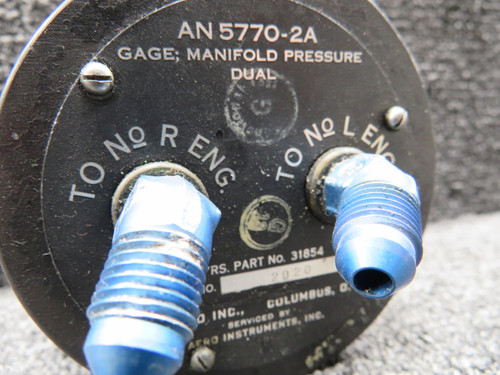 31854 Alternative Part Number AN 5770-2A Ranco Worn Face Dual Manifold ...