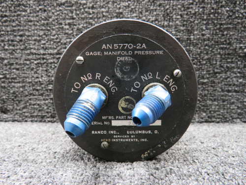 31854 Alternative Part Number AN 5770-2A Ranco Worn Face Dual Manifold ...