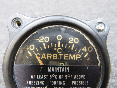 -45 to 45 Degrees Celsius Carb Temperature Indicator Minus Data Plate