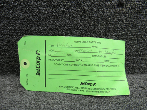 MY20-717-1001-16 Bracket Comes with Green Repairable Tag (Core)