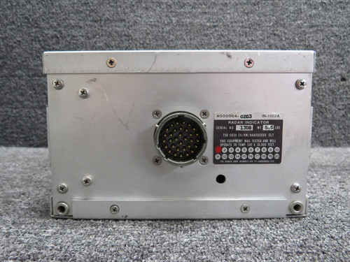 4000964-0203 Bendix IN-1102A Radar Indicator w Modifications