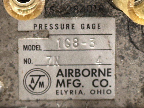 1G8-3 Airborne Instruments Pressure Indicator | BAS Airplane Parts