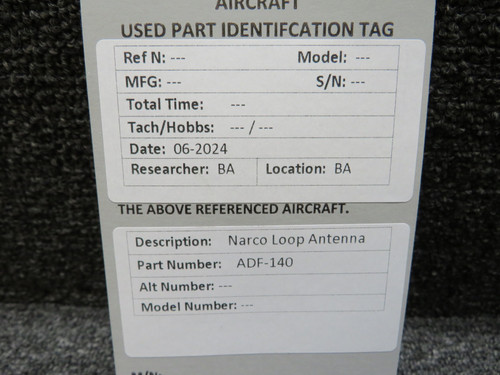 ADF-140 Narco Loop Antenna (Chipped and Wear)