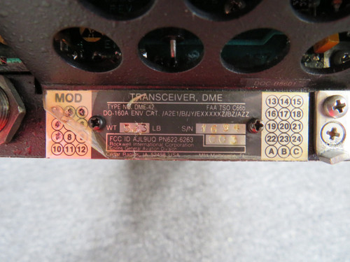 622-0876-001 Collins Avionics VIR-30A VOR, LOC, GS, MB Receiver Unit ...
