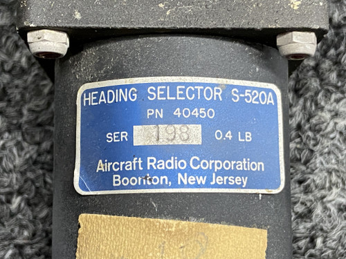 40450 Aircraft Radio S-520A Heading Selector Dial | BAS Part Sales