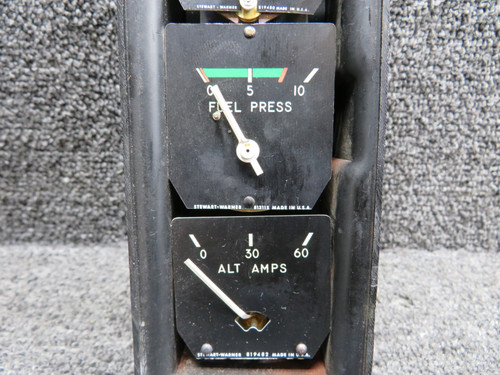 801010-501 Grumman AA-1A Stewart Warner Instrument Cluster Assembly
