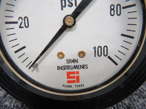 Span Instruments PSI Boom Pressure Gauge