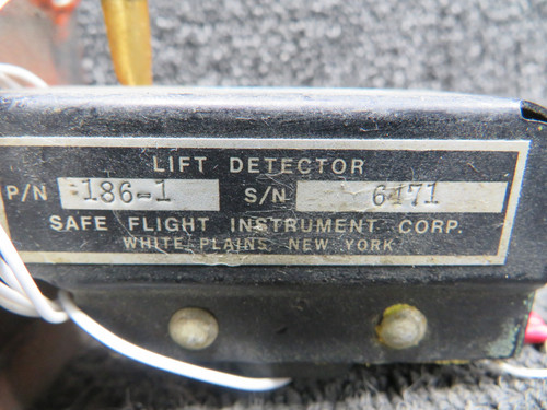 186-1 Safe Flight Heated Lift Detector Worn Assembly