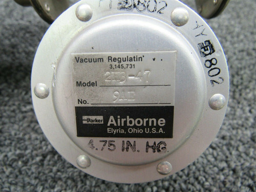 2H3-47 Mooney M20 Airborne Vacuum Regulator Valve