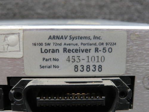 453-1010 Arnav R-50 Loran Receiver Comes with Modifications