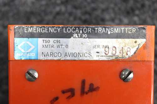 ELT-10 (Use: ELT10-209) Narco Emergency Locator Transmitter with Tray ...