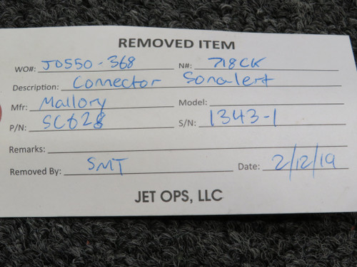 SC628 Mallory Sonalert Warning Horn Unit