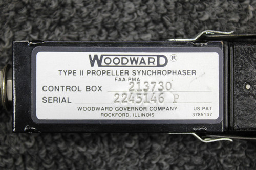 213730 Woodward Type II Propeller Synchrophaser Control Box