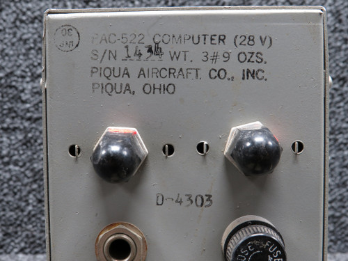 PAC-552 Piqua Aircraft Parts D-4303 Propeller Synchrophaser Computer ...