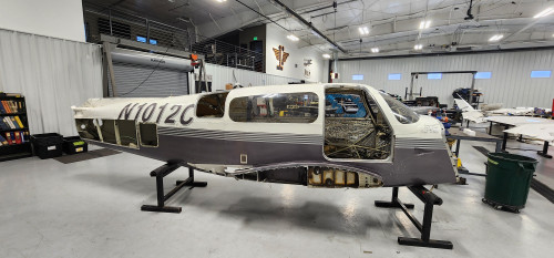 Mooney M20M Fuselage with Bill of Sale, Data Tag, Airworthiness, and ...
