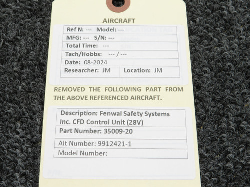35009-20 Fenwal Safety Systems Inc. CFD Control Unit (28 Volts)
