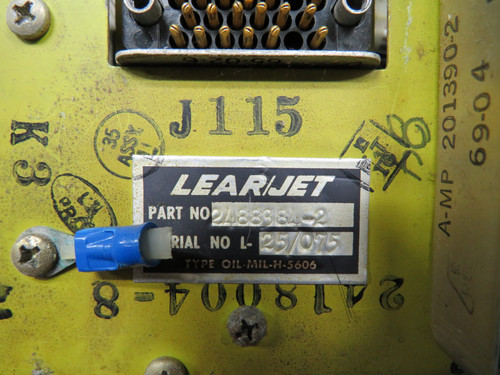 2488384-2 Learjet L-25B Cabin Climate Control Breaker Panel