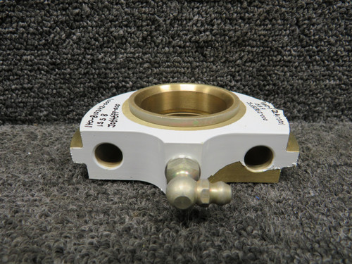 140-810241-0001 Beechcraft Pivot Bearing Block Assy (White) (New Old Stock)