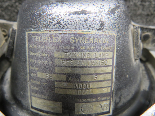 PFS-36-D6-150 Teleflex Syneravia Nose Landing Gear Light Housing For Sale
