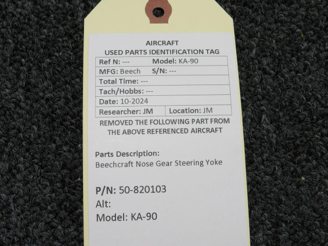 50-820103 Beechcraft KA-90 Nose Gear Steering Yoke Assembly