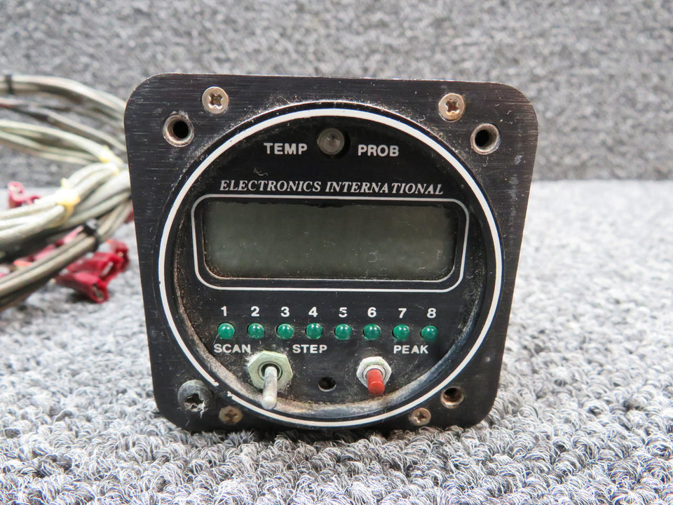 SRB-8 Electronics International Engine Monitor Indicator with Probes