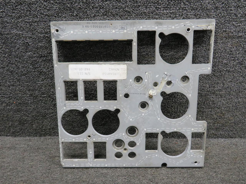 1159FP20025-59G Gulfstream GII Placard for Electrical Master Switch ...